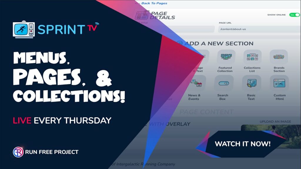 Sprint TV: Facebook & Instagram Product Feeds | Run Free Project