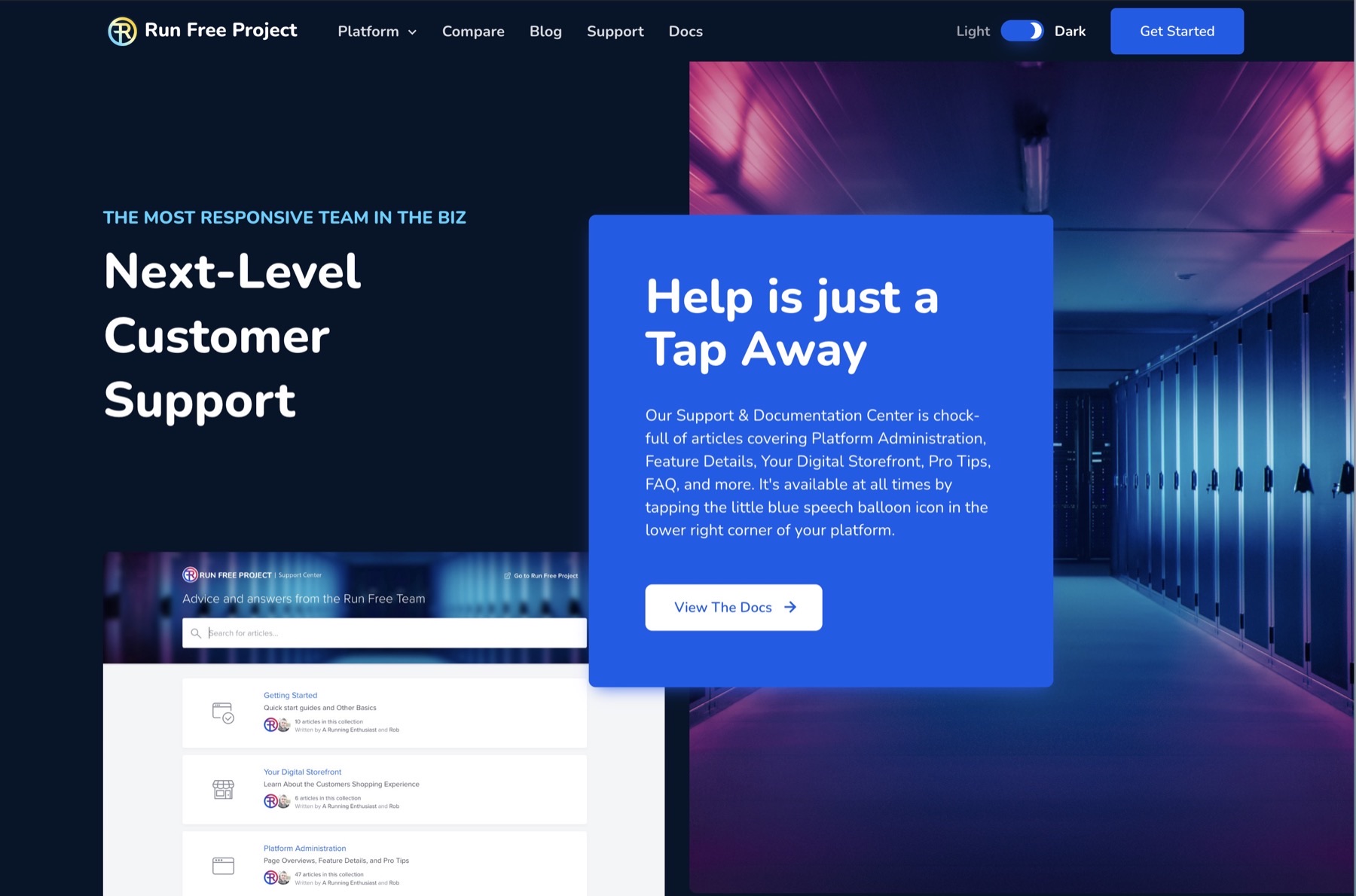 Support | Run Free Project